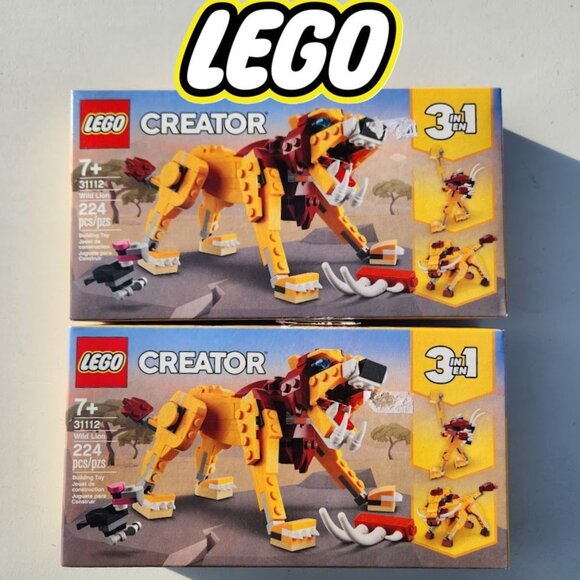 Lego | Toys | New Lego Creator 3in Bundle Lion Safari 31112 Bundle ...